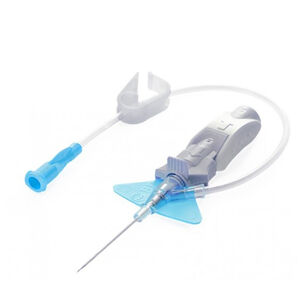22 Gauge x 1 Inch, Sliding Safety Needle, Winged Hub | Preferred Medical