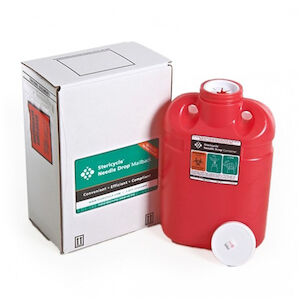 2 Gallon, Sharps Disposal Mailback System | Preferred Medical