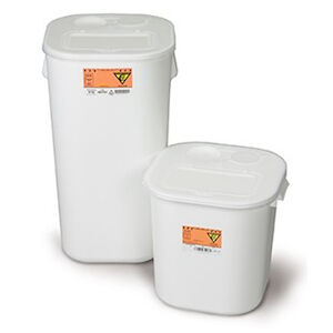 16 Gallon, Chemotherapy Waste Container - White | Preferred Medical