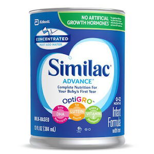 13 ounce, Unflavored, Concentrated Liquid Advanced Infant Formula with ...