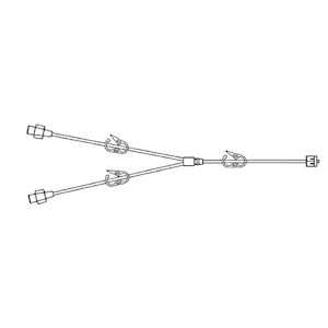 8 Inch Tubing, Bifurcated, IV Extension Set | Preferred Medical