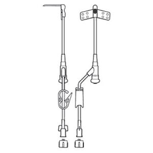 22 Gauge x 1-1/2 Inch, Huber Needle Infusion Set | Preferred Medical