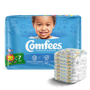 Size 7, 41+ lbs, Baby Diapers | Preferred Medical