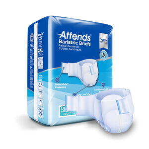 2X-Large, 63 Inch -70 Inch Waist, Bariatric Incontinence Brief ...
