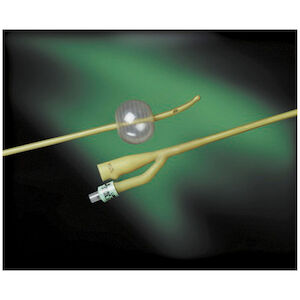 CATHETER FOLEY LTX COUDE 20 FR 5CC 12/CS | Preferred Medical