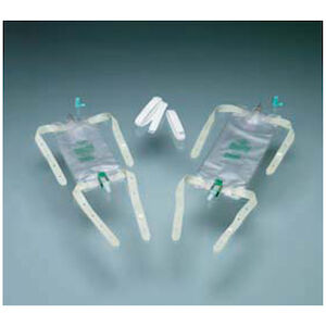 LEG BAG MD FLIP-FLO VALVE W/STRAPS 50/CS | Preferred Medical