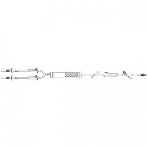 103 Inch Tubing, 10 Drop/mL, Y-Type Blood/Solution Set | Preferred Medical