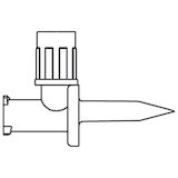 Mini Spike IV Additive Dispensing Pin DP1000 | Preferred Medical