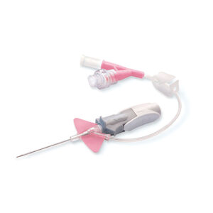 20 Gauge x 1 Inch, Sliding Safety Needle, Dual Port | Preferred Medical