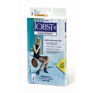 Large, 20-30 mmHg, Classic Black, Waist High UltraSheer Compression ...