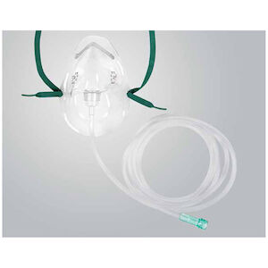 MASK OXYGEN ADULT MD CONC W/7FT TUB 50CS | Preferred Medical