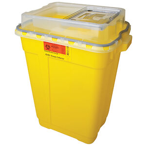 17 Gallon, Large Sharp Collector - Yellow | Preferred Medical