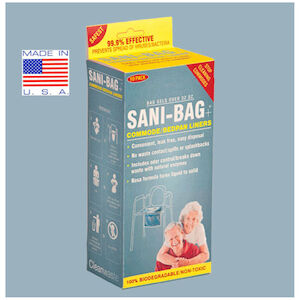 Sani-Bag 9"x13" Commode Bags | Preferred Medical