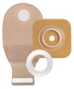 2-Piece Ostomy Surgical Post Op Kit, Transparent, 2 1/4" (57mm) Flange ...