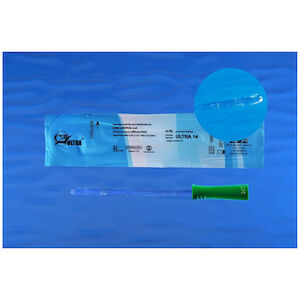 Ready-to-Use Catheter, Female, Straight Tip, 6" Tube, 14Fr, 30/bx ...