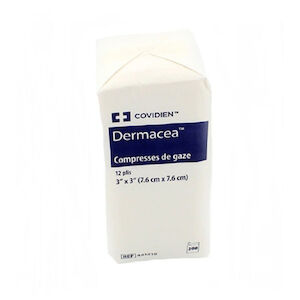 3 Inch x 3 Inch, 12-Ply Gauze Sponge - Bulk | Preferred Medical