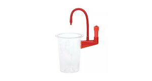 1000cc Medi-Vac Semi-Rigid Polycarbonate Suction Canister with DISS ...