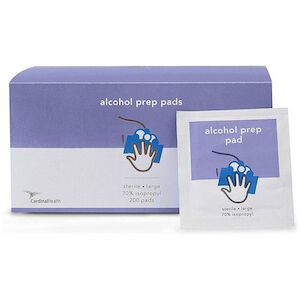 ALCOHOL PREP PAD 2PLY LARGE 70% 20/200 | Preferred Medical