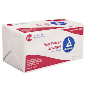 4 Inch x 4 Inch, Non-Woven Sponges | Preferred Medical