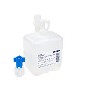 350 mL Sterile Water for Inhalation, USP, Prefilled Bubble Humidifier w ...