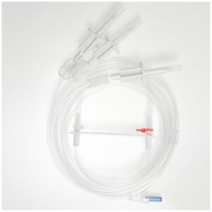 132 Inch Tubing, Triple Lead, Transfer IV Pump Set | Preferred Medical
