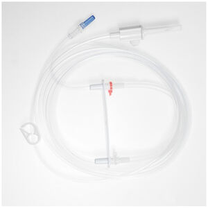 133 Inch Tubing, Single Lead, Transfer IV Pump Set | Preferred Medical