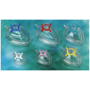 MASK RESUSCITATION W/VALVE ADLT MED 20/B | Preferred Medical