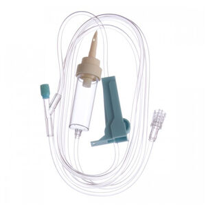 83 Inch Tubing, 10 Drops/mL, Y-Site, Primary IV Administration Set ...