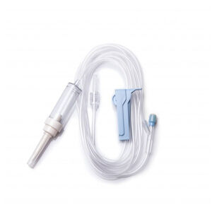 96 Inch Tubing, 10 Drops/mL, Y-Site, Primary IV Administration Set ...