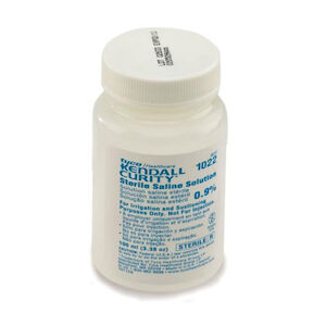 STERILE SALINE SOLUTION 100ML 48/CS | Preferred Medical