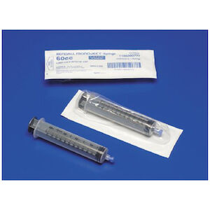 60 mL Standard Syringe with Catheter Tip | Preferred Medical