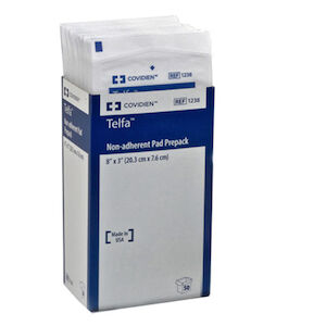 3 Inch x 8 Inch, Non-Adherent Dressing, Sterile | Preferred Medical