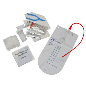 CATHETER URETHRAL TRAY RED 14FR 20/CS | Preferred Medical