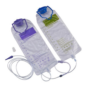 1000 mL, Joey Enteral Feeding Pump Set with Flush Bag | Preferred Medical