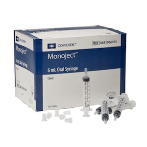 6 mL Oral Medication Syringe - Clear | Preferred Medical