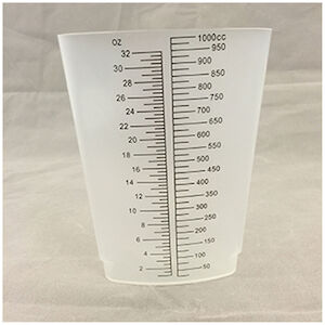 CONTAINER GRADUATED TRIANGULAR TRANSLUCE | Preferred Medical