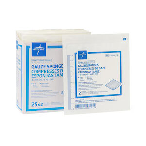 4 Inch x 4 Inch, 12-Ply, Woven Gauze Sponge | Preferred Medical