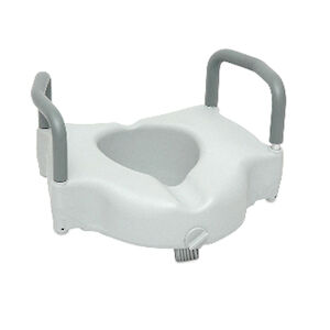 RAISED TIOLET SEAT WITH LOCK | Preferred Medical
