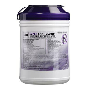 SUPER SANI CLTH 6X6 3/4 12T/CS | Preferred Medical