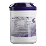 SUPER SANI CLTH 6X6 3/4 12T/CS | Preferred Medical