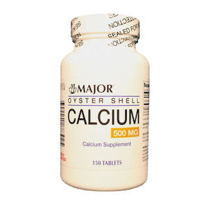 CALCIUM OYSTER SHELL 500MG 150/CT | Preferred Medical