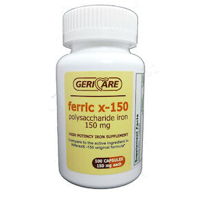 POLY IRON 150MG CAPSULE 100/BX | Preferred Medical