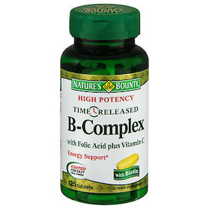 VIT B COMPLEX W/FOLIC ACID 125/BTL | Preferred Medical