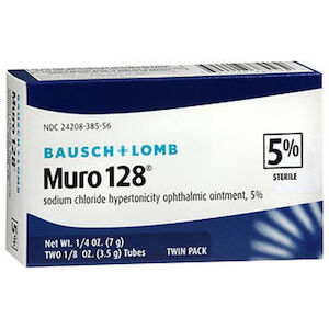 MURO 128 OPHTHLAMIC OINTMENT 5% 2/BX | Preferred Medical