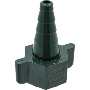 Green Christmas Tree (Nipple Nut) Tubing Connector | Preferred Medical