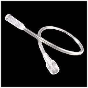 Connector Tubing for Bubble Humidifiers, 15", Clear 3-Channel w/Male ...
