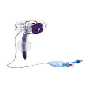 BLUselect Cuffed Tracheostomy Tube | Preferred Medical